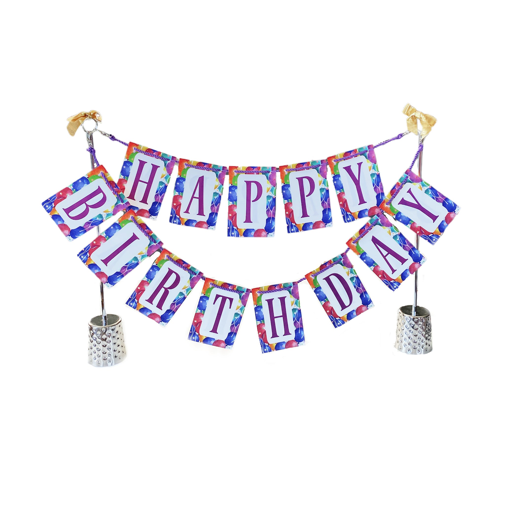 Balloons Birthday Banner - Birthday Butler