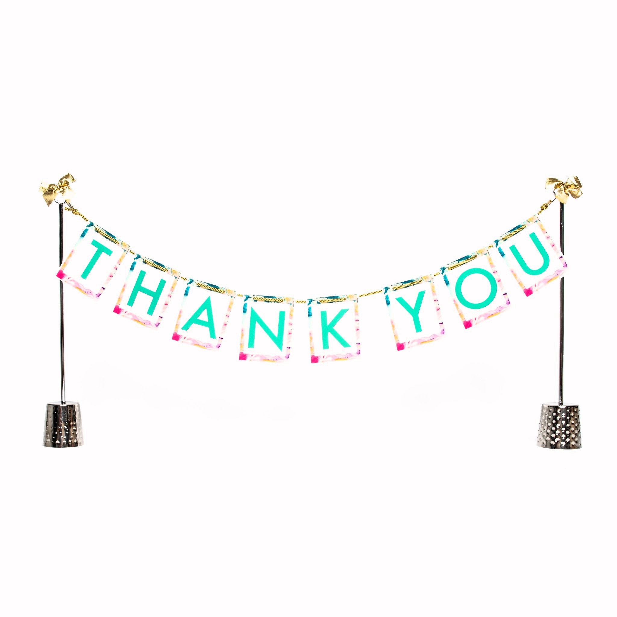 Thank You Banner for Celebration Stand - Birthday Butler